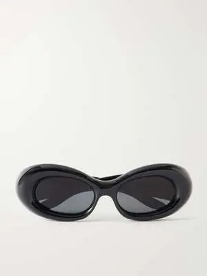Saint Laurent Sl 968 Round-frame Injected Sunglasses - Black