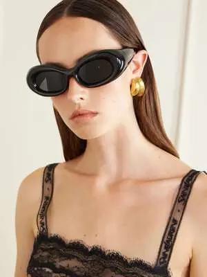 Saint Laurent Sl 968 Round-frame Injected Sunglasses