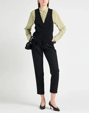 Max Mara Solid Color Stretch Satin Coat