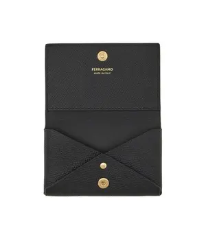 FERRAGAMO Micro Gancini Credit Card Holder