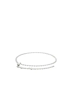 Loewe Crystal Donut Chain Belt - Silver