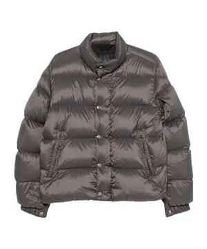 Moncler Pesio Quilted High-collar Puffer Jacket