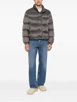Moncler Pesio Quilted High-collar Puffer Jacket