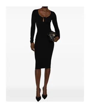 Elisabetta Franchi Snake-print Knit Dress