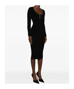 Elisabetta Franchi Snake-print Knit Dress