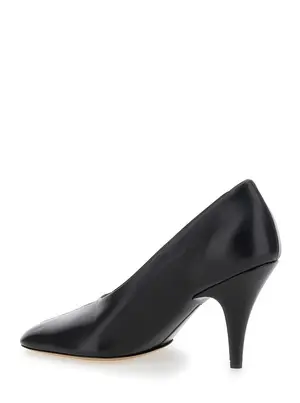 Phoebe Philo Square-toe Leather Pumps