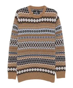 Barbour Fair-isle Sweater - Brown
