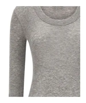 ENTIRE STUDIOS Circle Neck Long Sleeve Bodysuit