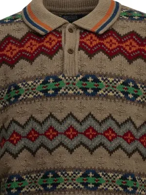 Polo Ralph Lauren Fair Isle Polo Knitted Sweater