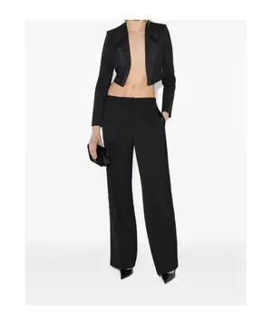 Elisabetta Franchi Gabardine Tuxedo-style Jacket
