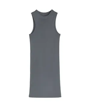 Phoebe Philo Fine-ribbed Tank Top - Silvergrey