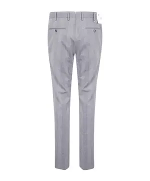 PT TORINO Herringbone-weave Wool Trousers