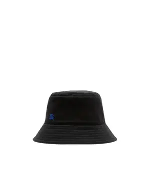 Burberry Ekd Logo-embroidered Cotton Bucket Hat