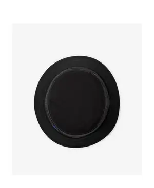 Burberry Ekd Logo-embroidered Cotton Bucket Hat