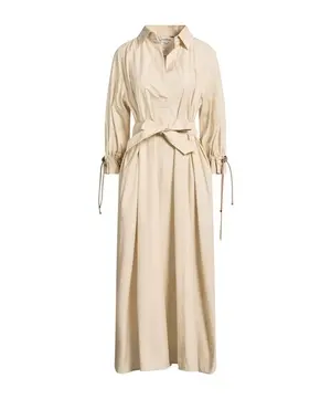Max Mara Solid Color Long-sleeve Dress
