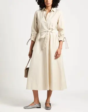 Max Mara Solid Color Long-sleeve Dress