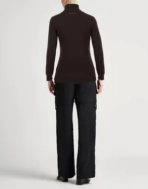 MAISON MARGIELA Two-tone Lightweight Knit Turtleneck Top