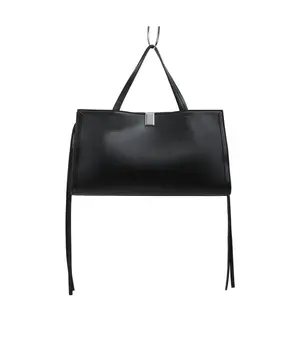 Phoebe Philo Kit Small Top Handle Bag - Black/silver
