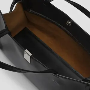 Phoebe Philo Kit Small Top Handle Bag - Black/silver