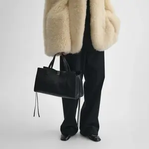 Phoebe Philo Kit Small Top Handle Bag - Black/silver