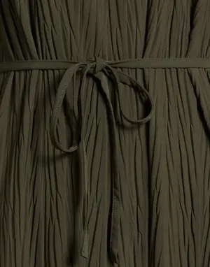 Max Mara Solid Sleeveless Dress - Green