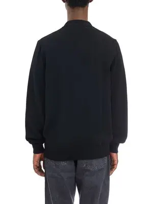 Play Comme Des Garcon V-neck Logo Cardigan