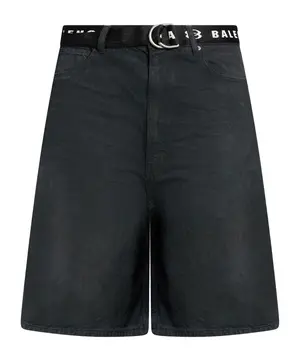 Balenciaga Denim Shorts