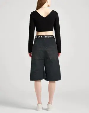 Balenciaga Denim Shorts