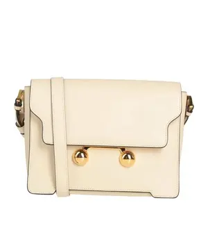 Marni Medium-sized Solid-color Leather Bag