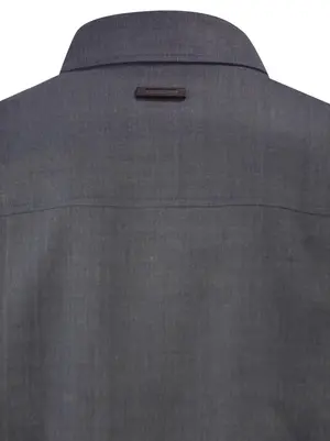 Peserico Button-front Long-sleeve Casual Jacket