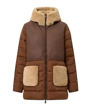 SAVE THE DUCK Faux-fur-trim Quilted Padded Jacket