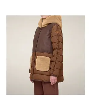 SAVE THE DUCK Faux-fur-trim Quilted Padded Jacket