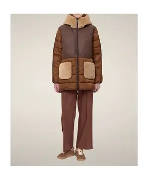 SAVE THE DUCK Faux-fur-trim Quilted Padded Jacket