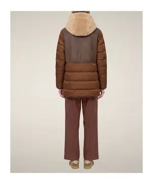 SAVE THE DUCK Faux-fur-trim Quilted Padded Jacket