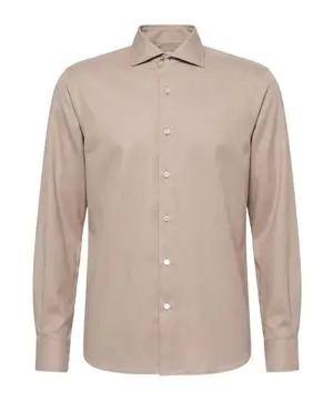 Peserico Long Sleeved Curved Hem Shirt - No