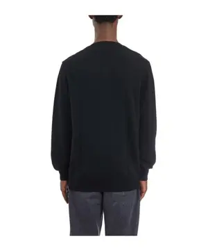 Play Comme Des Garcon Long-sleeved Sweater - Black