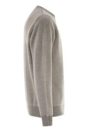 Peserico Ribbed Crew-neck Sweater