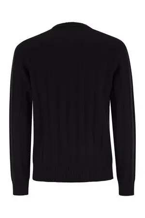 Peserico Ribbed-collar Sweater