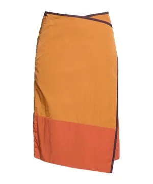 Saint Laurent Colorful Tie Midi Skirt