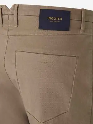 Incotex Pleated-detail Trousers - Camel-colored