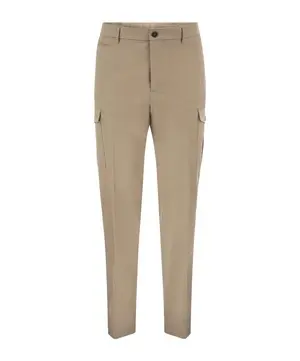 Peserico Multi-pocket Casual Trousers - Beige