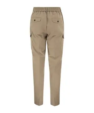 Peserico Multi-pocket Casual Trousers - Beige