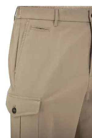 Peserico Multi-pocket Casual Trousers - Beige