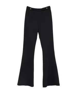 Liu Jo Button-detail Flared Pants - Dark Blue