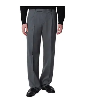 PT TORINO Pleat-detail Tailored Trousers - Grey