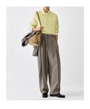 Jacquemus High-waisted Button-detail Trousers