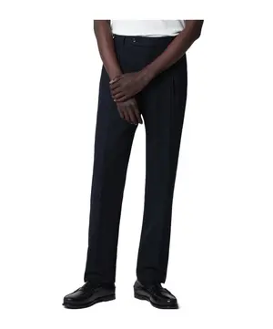 PT TORINO Pleated-detail Trousers - Blue