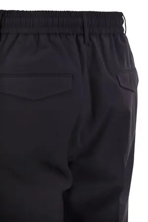 Peserico Drawstring Casual Pants - Blue