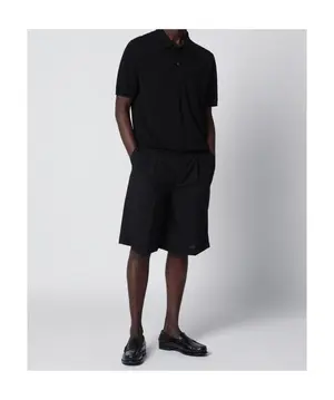 PT TORINO Pleated Bermuda Shorts