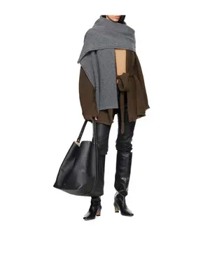 RÓHE Solid-color Scarf - Charcoal-grey